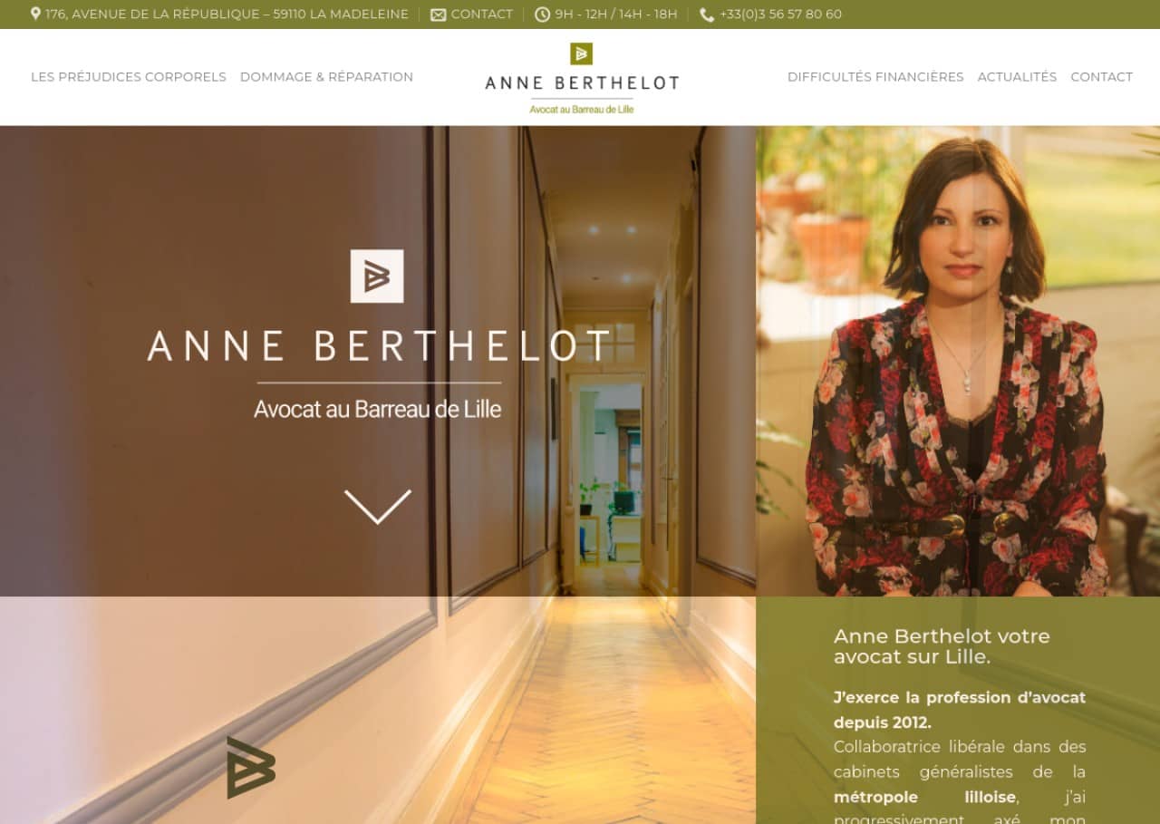 Anne BERTHELOT : avocate en dommages corporels - TSO