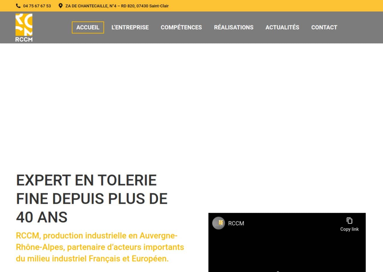 RCCM : spécialiste découpe laser 2D et 3D - TSO