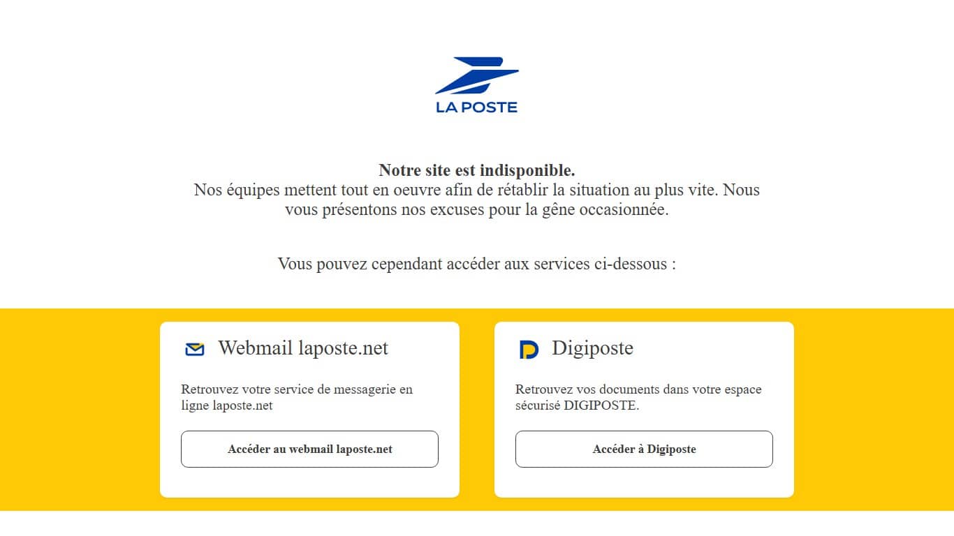 Le site laposte.fr est indisponible suite à une nouvelle attaque DDoS - TSO